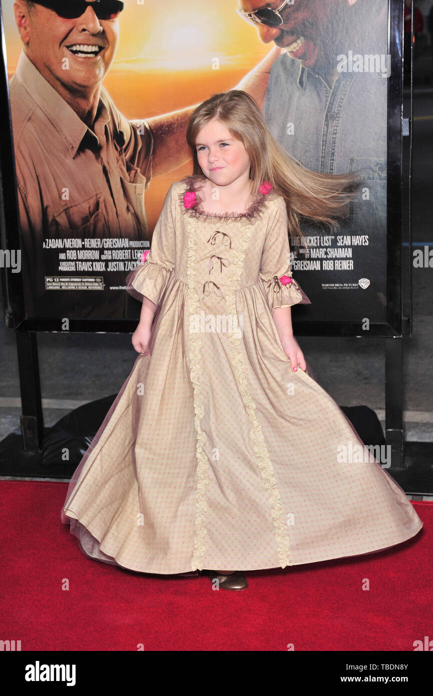 LOS ANGELES, CA. December 16, 2007: Taylor Ann Thompson at the Los ...