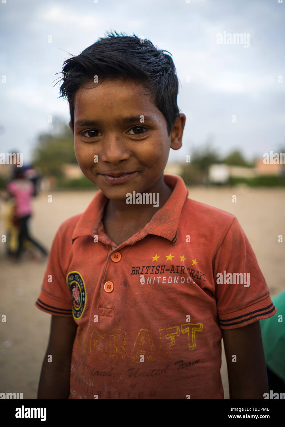 Jaipur, Rajasthan / India - 03 24 2019, Portrait of young boy, Poor ...