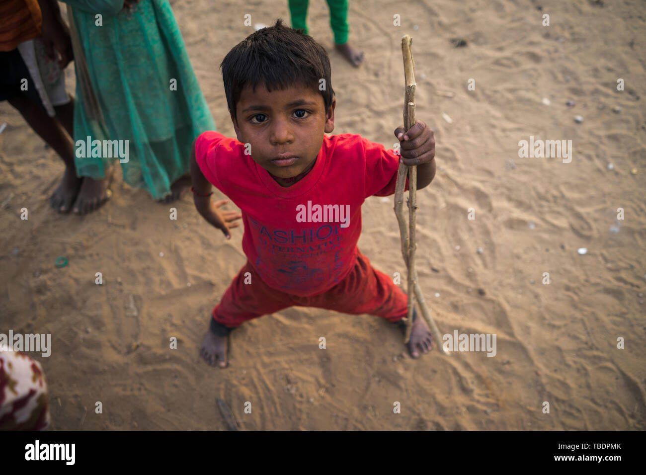 Jaipur, Rajasthan / India - 03 24 2019, Portrait of young boy, Poor ...