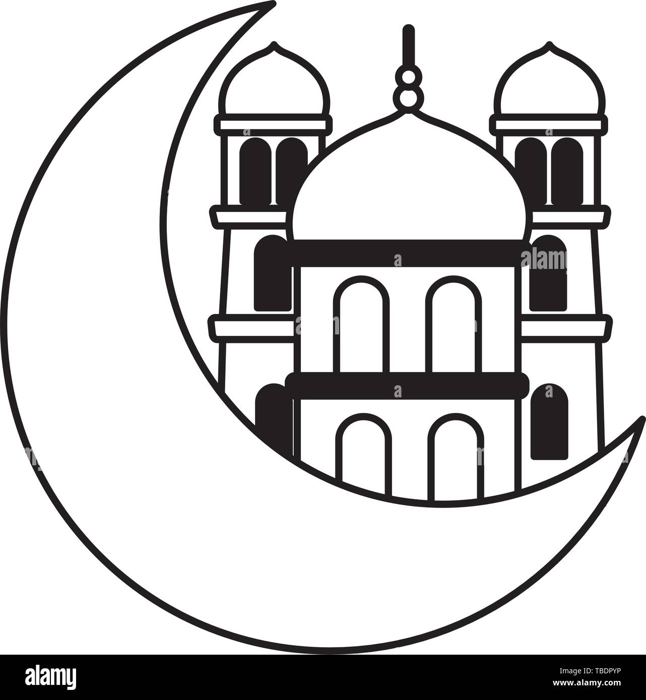 islamic temple religious Stock Vector Image & Art - Alamy