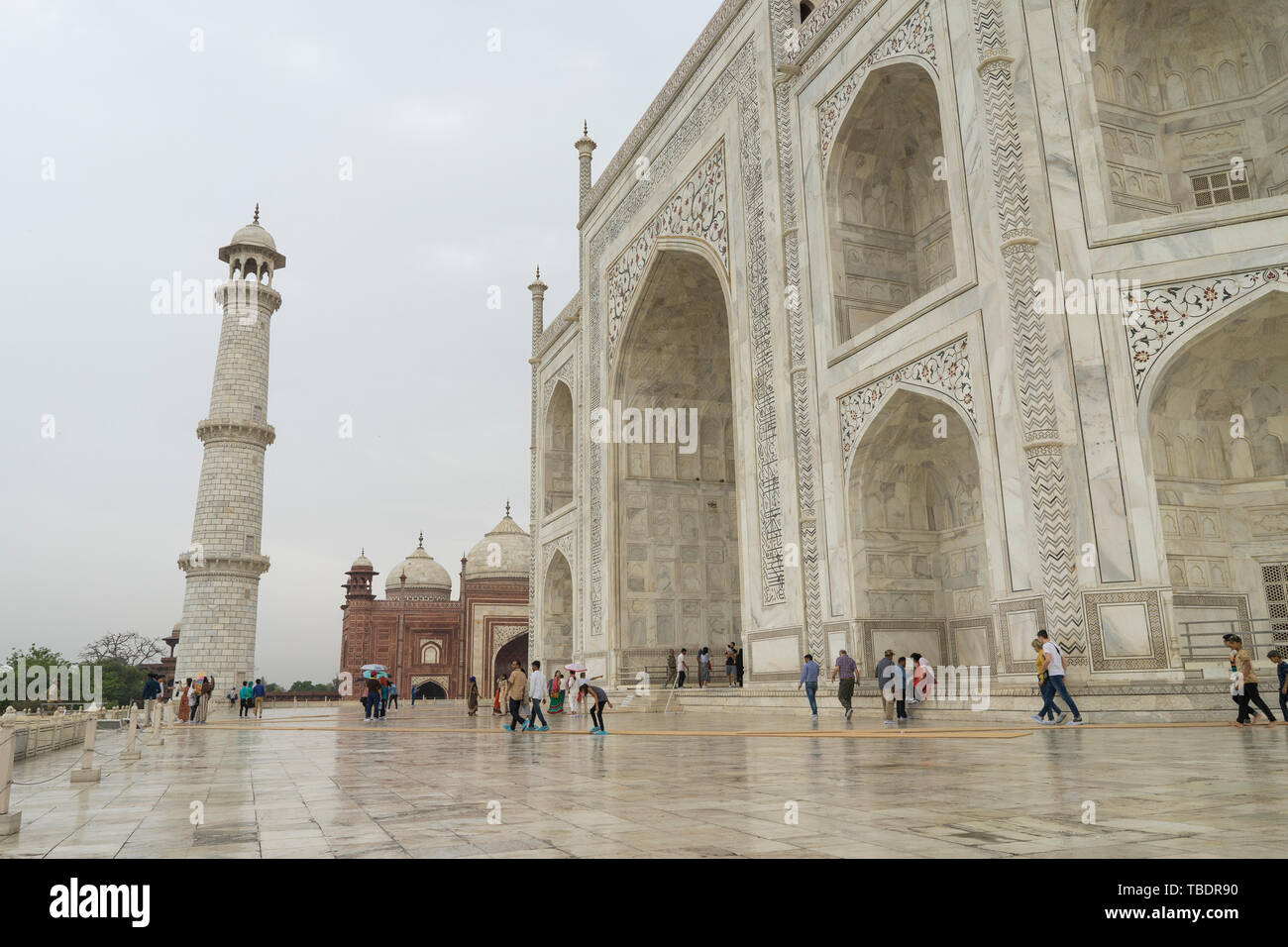 Taj mahal walls hi-res stock photography and images - Alamy