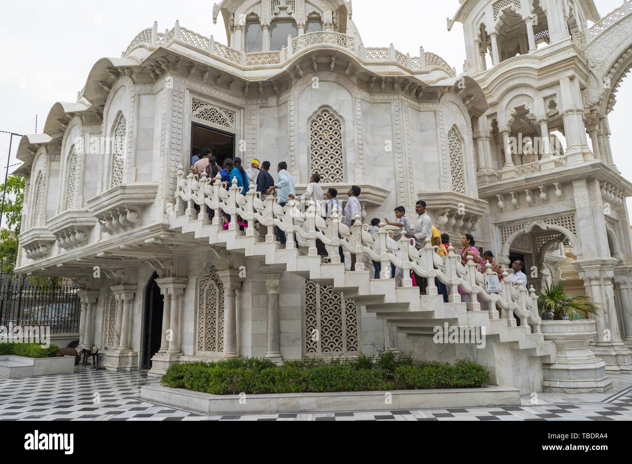 Mathura, Uttar Pradesh / India - 04 16 2019, Beautiful buldings and ...