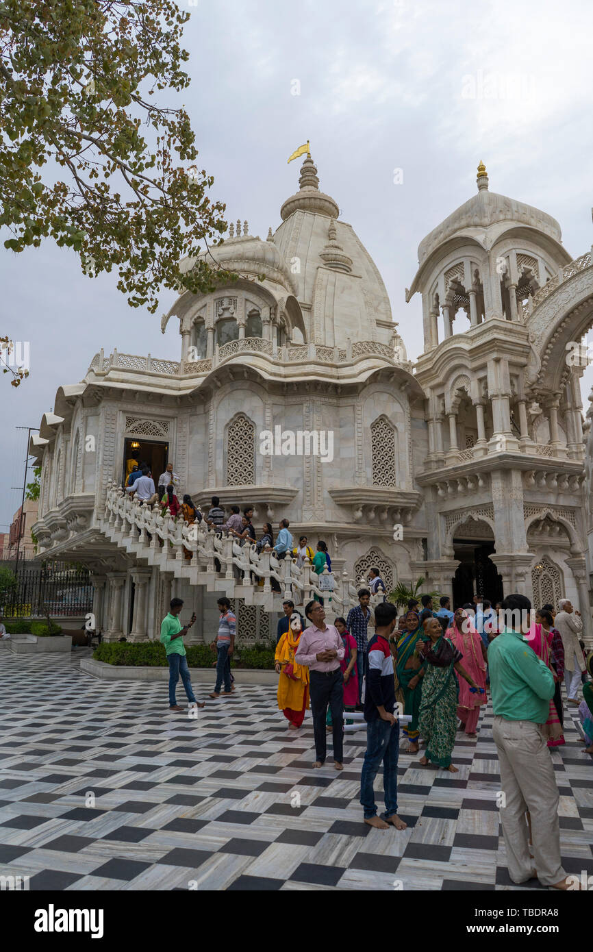 Mathura, Uttar Pradesh / India - 04 16 2019, Beautiful buldings and ...