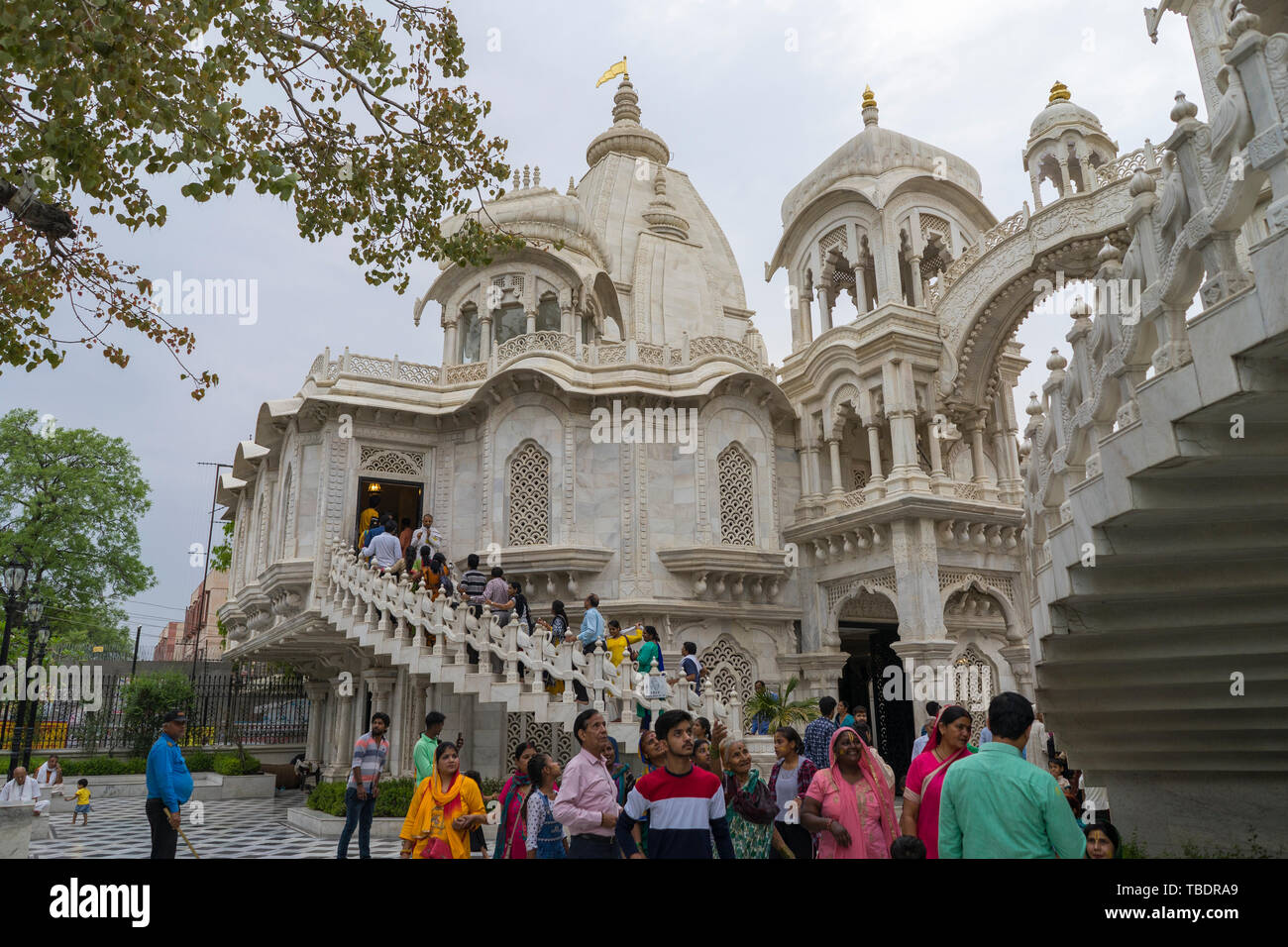 Mathura, Uttar Pradesh / India - 04 16 2019, Beautiful buldings and ...