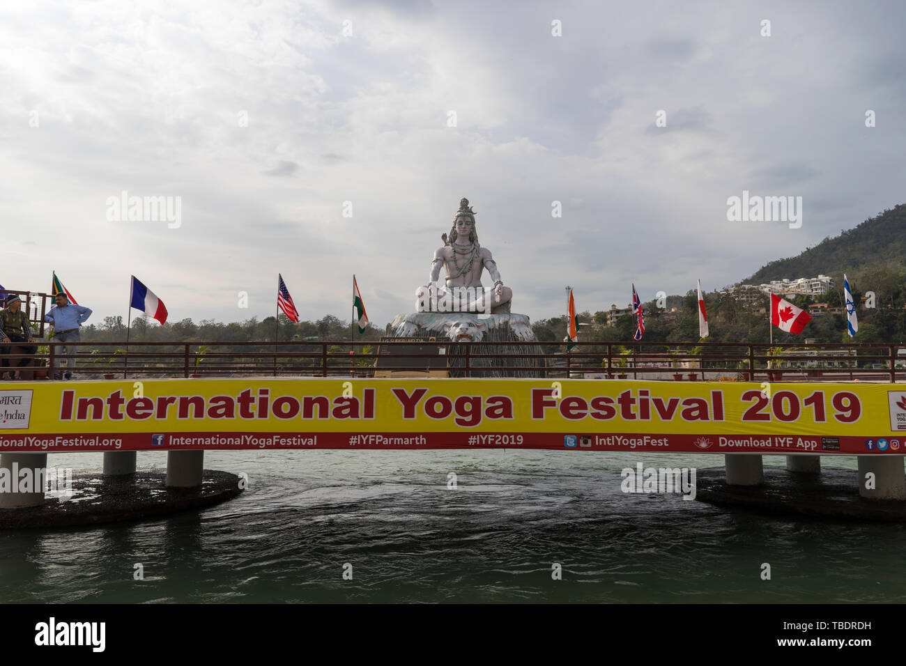 Rishikesh, Uttarakhand / India - 03 12 2019, The spiritual city of yoga ...