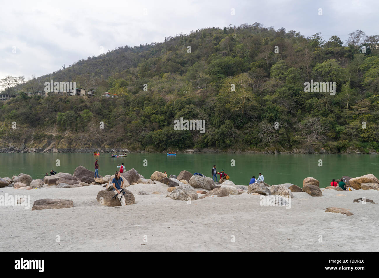 Rishikesh, Uttarakhand / India - 03 12 2019, The spiritual city of yoga ...