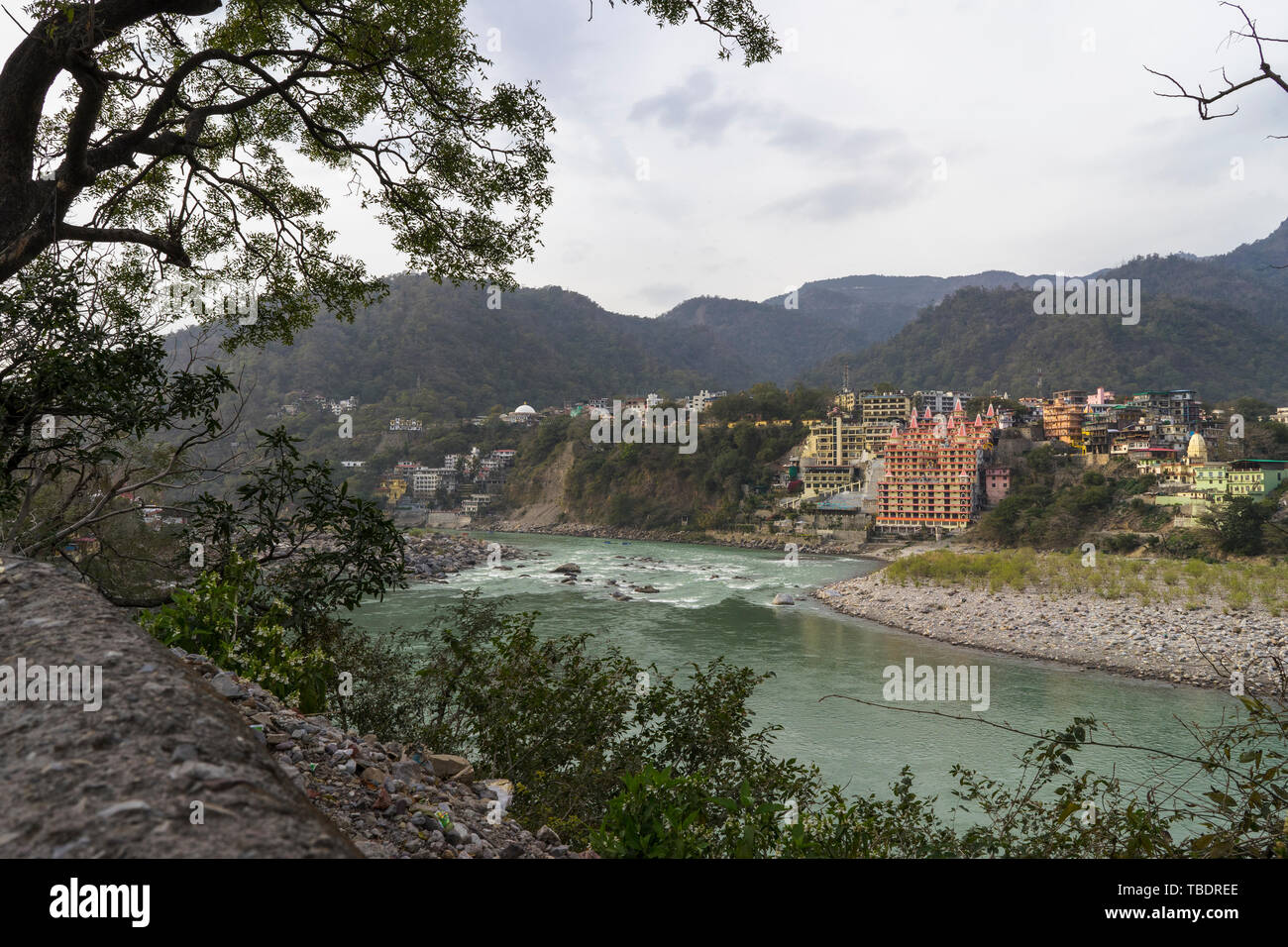 Rishikesh, Uttarakhand / India - 03 12 2019, The spiritual city of yoga ...