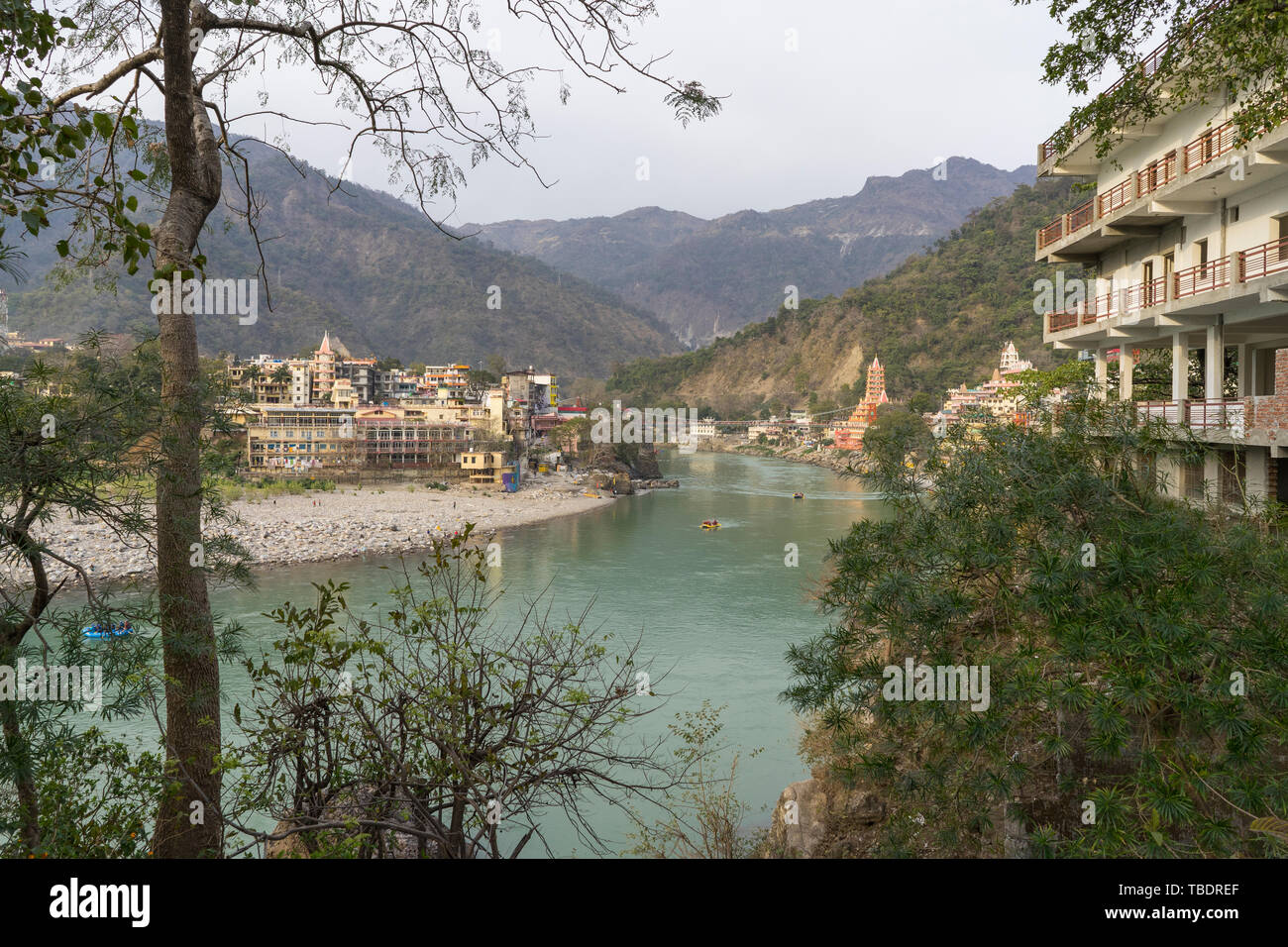 Rishikesh, Uttarakhand / India - 03 12 2019, The spiritual city of yoga ...