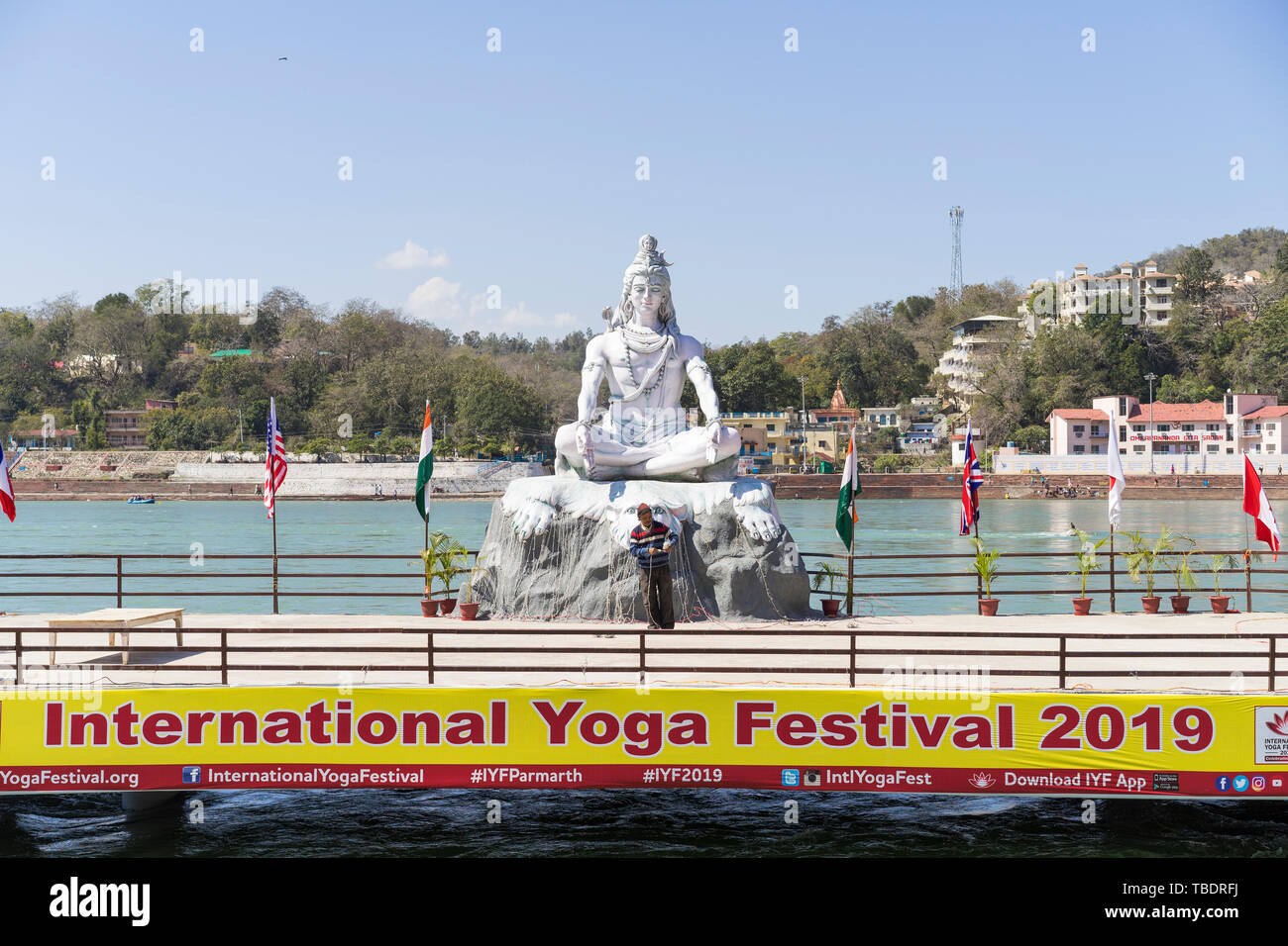 Rishikesh, Uttarakhand / India - 03 12 2019, The spiritual city of yoga ...