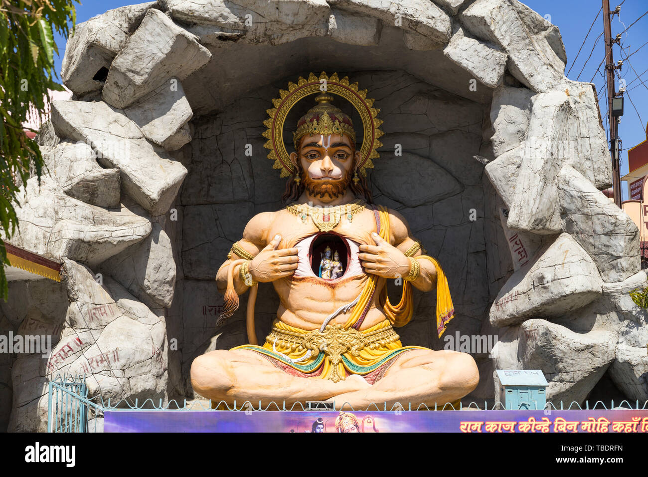 Rishikesh, Uttarakhand / India - 03 12 2019, The spiritual city of yoga ...