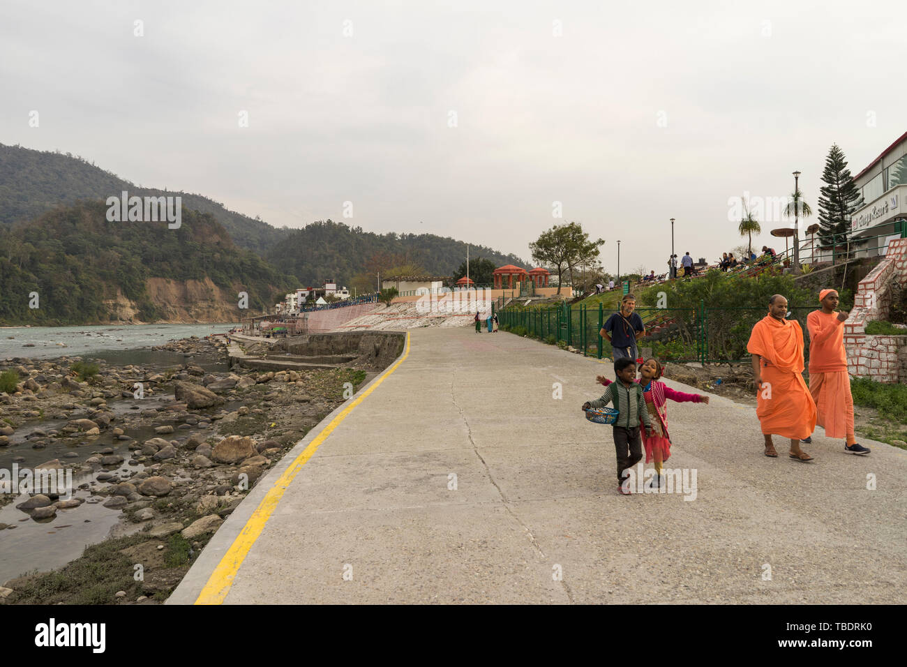 Rishikesh, Uttarakhand / India - 03 12 2019, The spiritual city of yoga ...