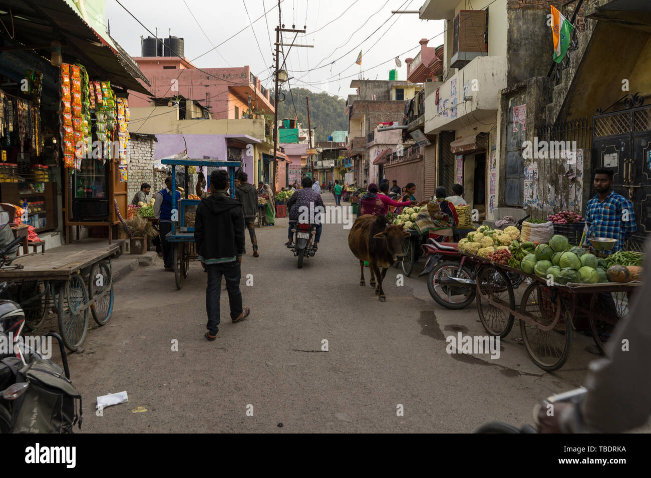 Rishikesh, Uttarakhand / India - 03 12 2019, The spiritual city of yoga ...