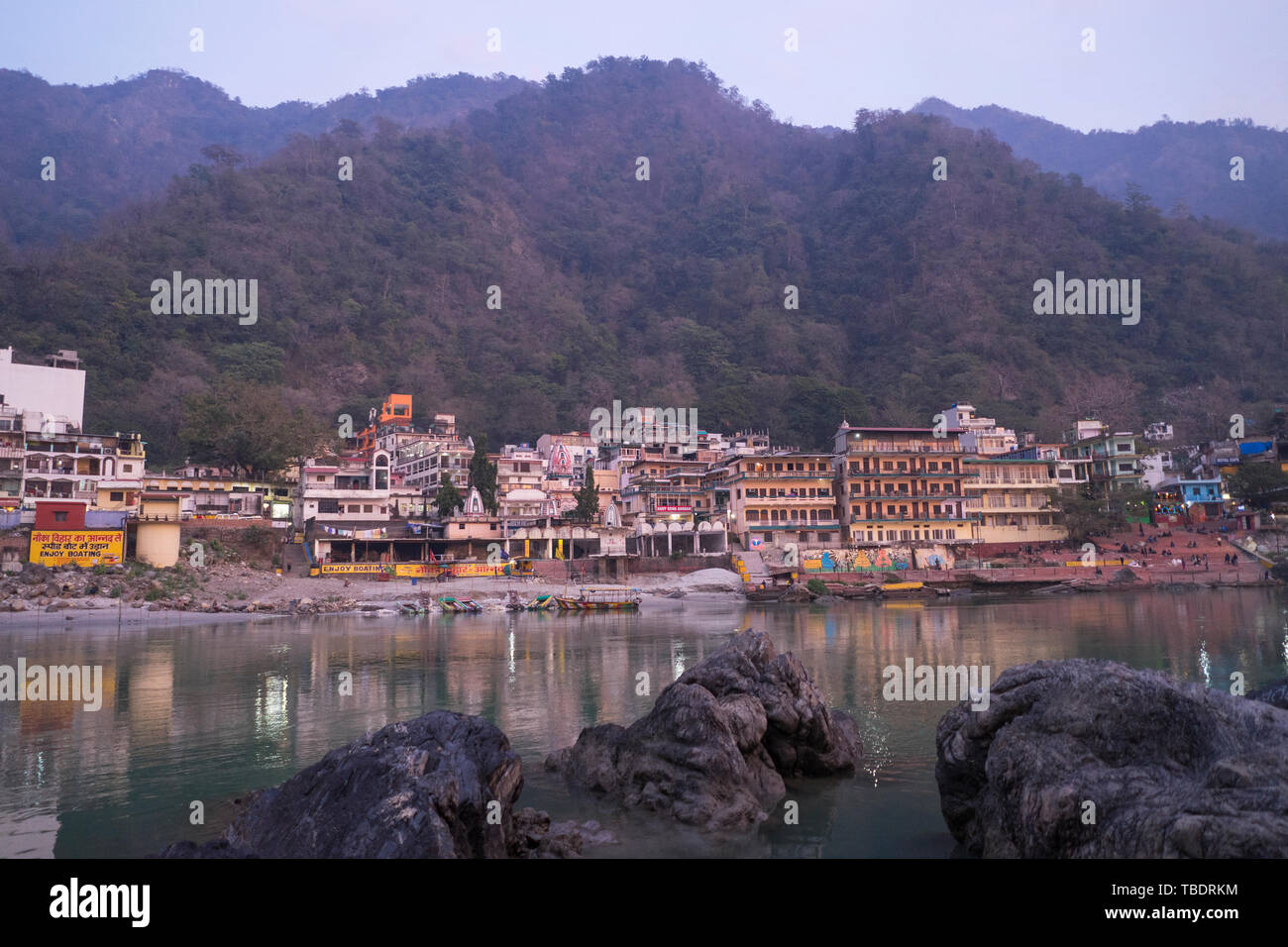 Rishikesh, Uttarakhand / India - 03 12 2019, The spiritual city of yoga ...