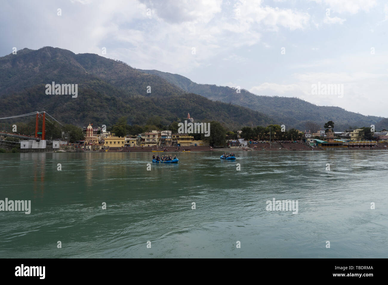 Rishikesh, Uttarakhand / India - 03 12 2019, The spiritual city of yoga ...