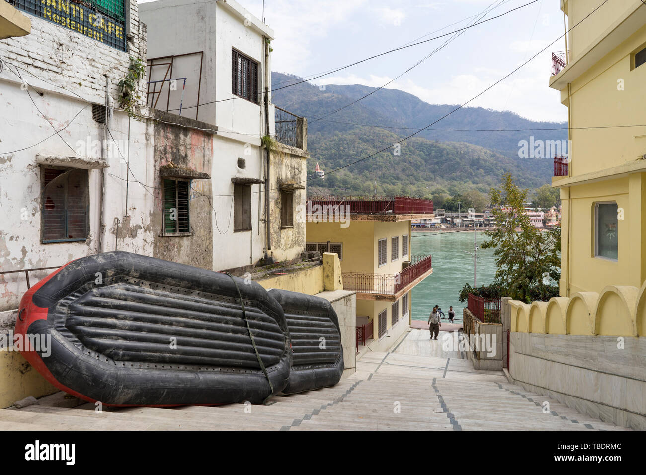 Rishikesh, Uttarakhand / India - 03 12 2019, The spiritual city of yoga ...