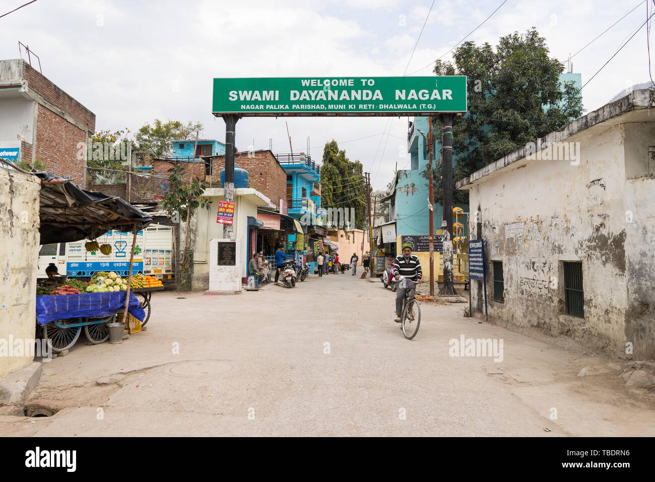 Rishikesh, Uttarakhand / India - 03 12 2019, The spiritual city of yoga ...