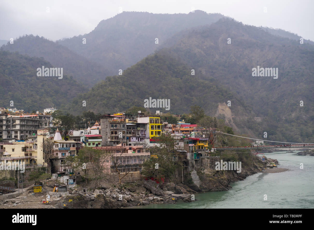 Rishikesh, Uttarakhand / India - 03 12 2019, The spiritual city of yoga ...