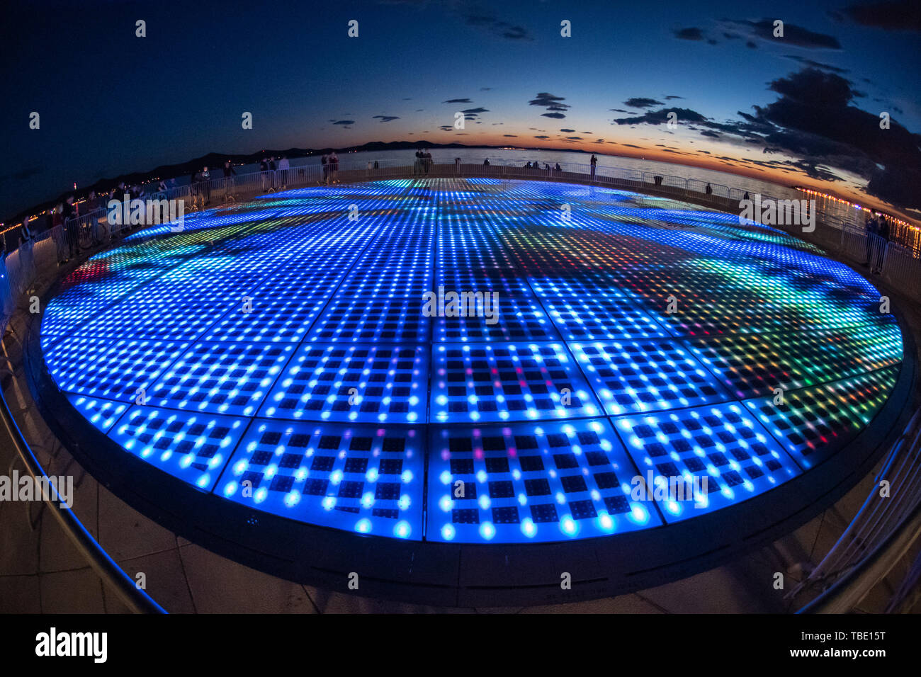 Zadar. 31st May, 2019. Photo taken on May 31, 2019 shows the urban ...