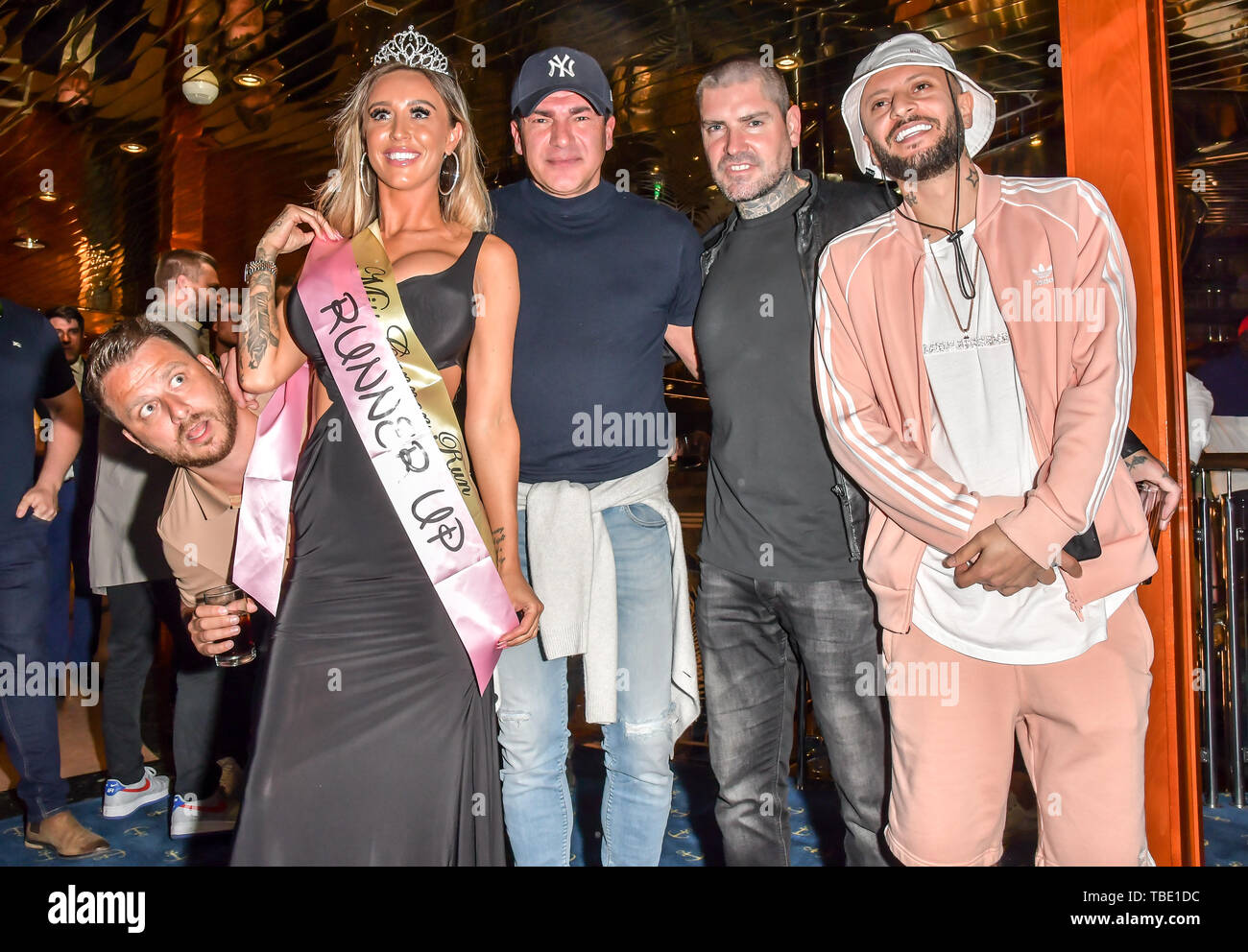 London, UK. 31st May, 2019. The Cannon Run bikini girls Judge Dapper ...