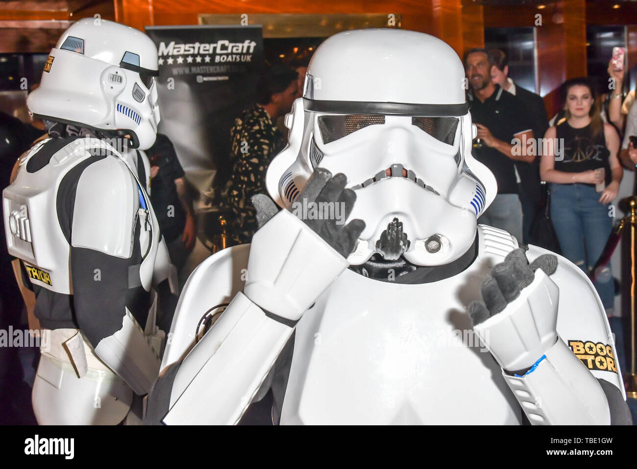 London, UK. 31st May, 2019. Boogie Storm performs at the Driving ...