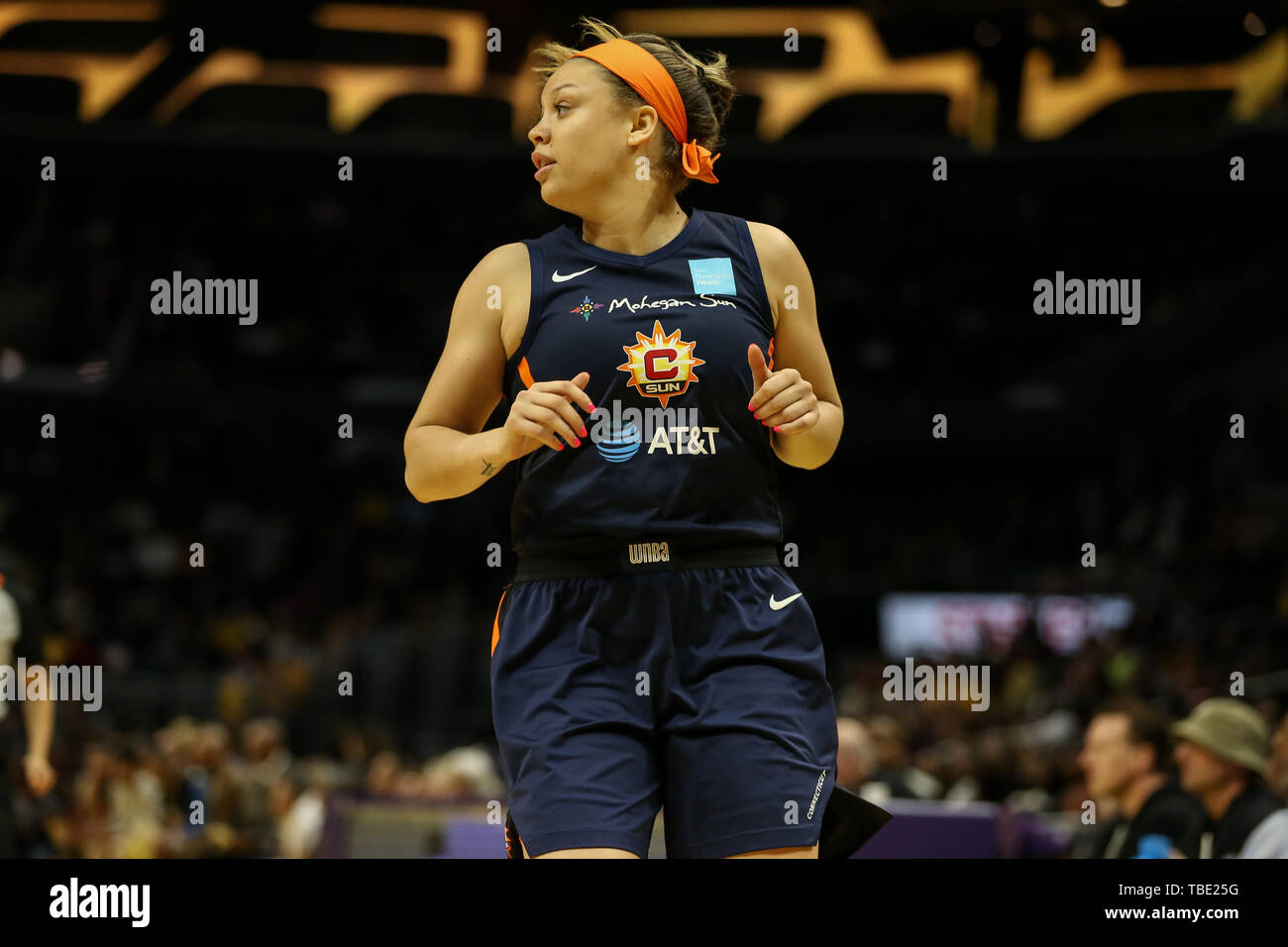 Connecticut Sun guard Rachel Banham #1 during the Connecticut Sun vs ...