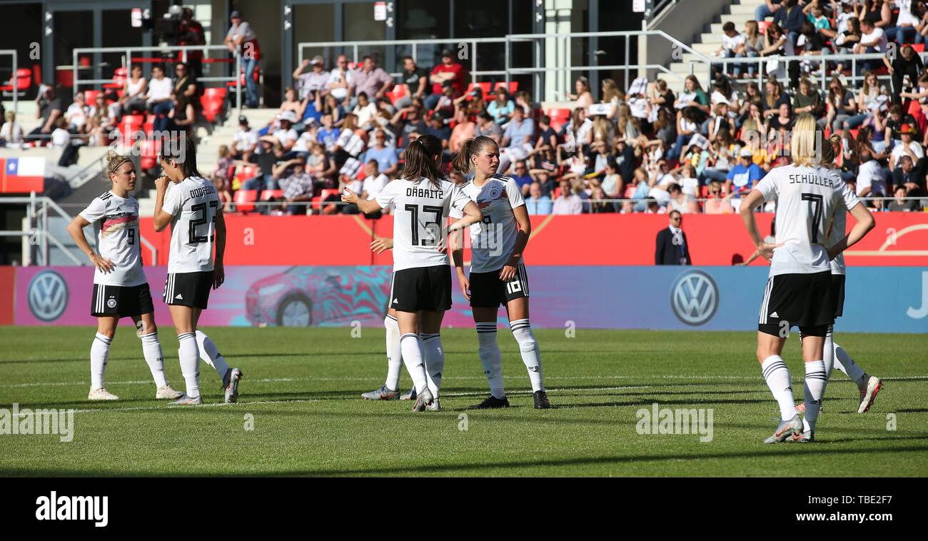 Regensburg, Deutschland. 30th May, 2019. firo: 30.05.2019, Football ...
