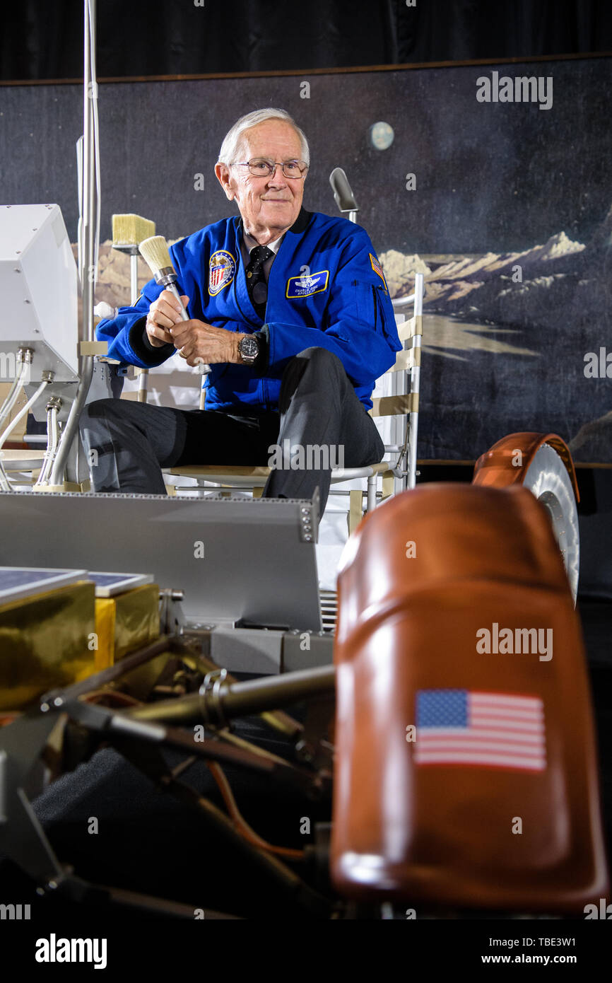 Munich, Germany. 01st June, 2019. Charlie Duke, former US astronaut ...