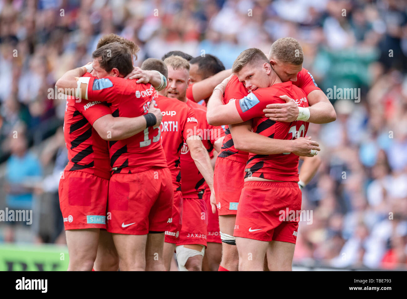 Gallagher premiership rugby 2018 2019 seson hi-res stock photography ...