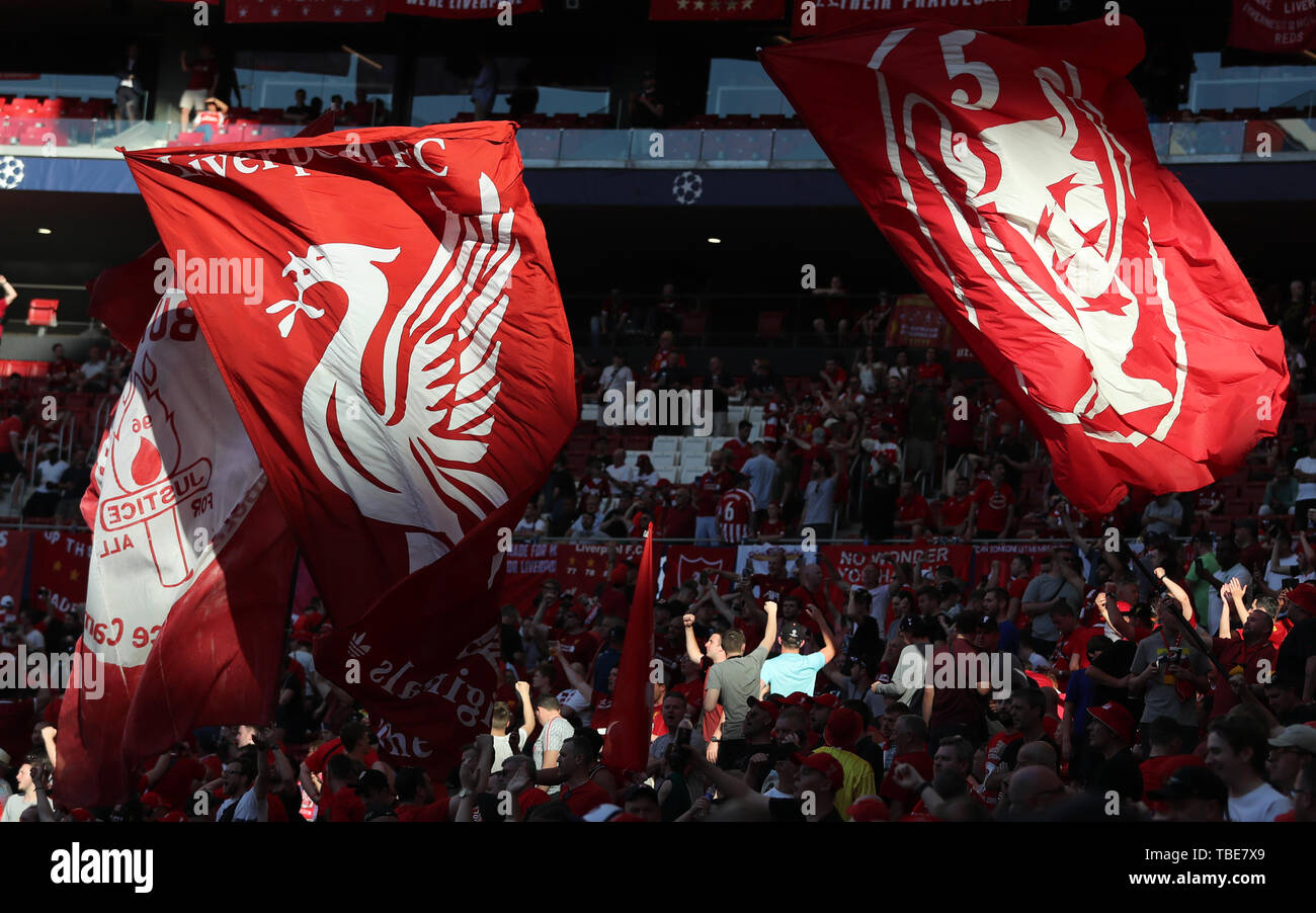 Champions league final flag hi-res stock photography and images - Alamy