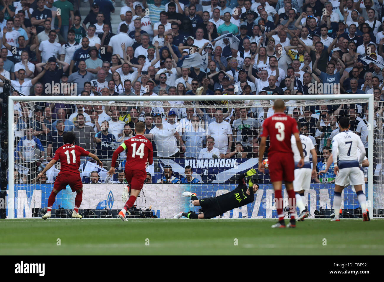 Madrid, Spain. 02nd June, 2019. UEFA Champions League Final, Tottenham ...