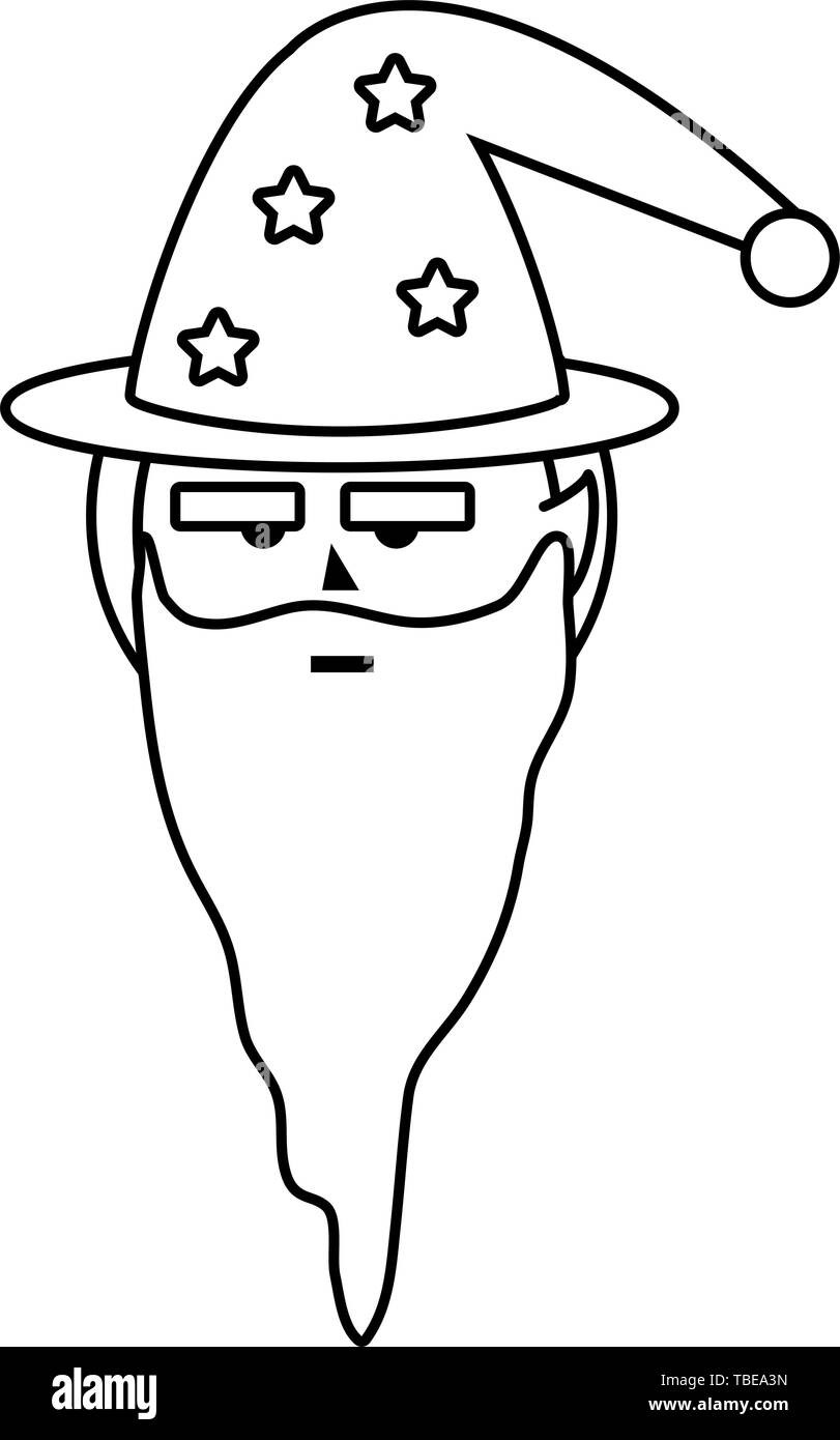 Medieval magician design, fantasy magic wizard man witchcraft and fairy ...