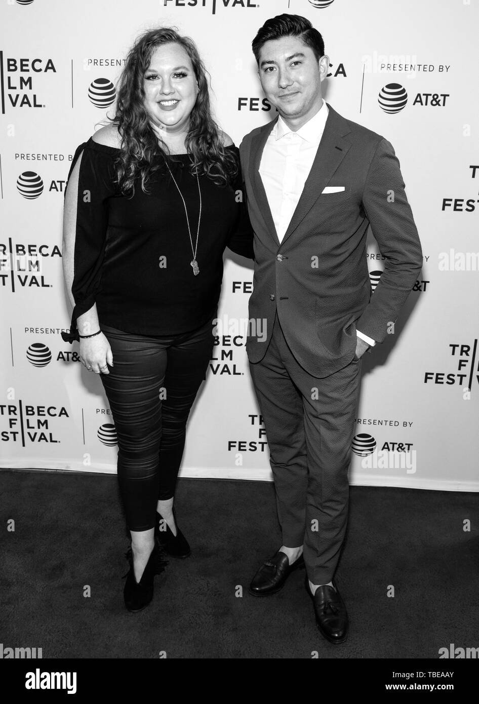New York, NY - April 27, 2019: Gabrielle Pickle and Takashi Doscher ...