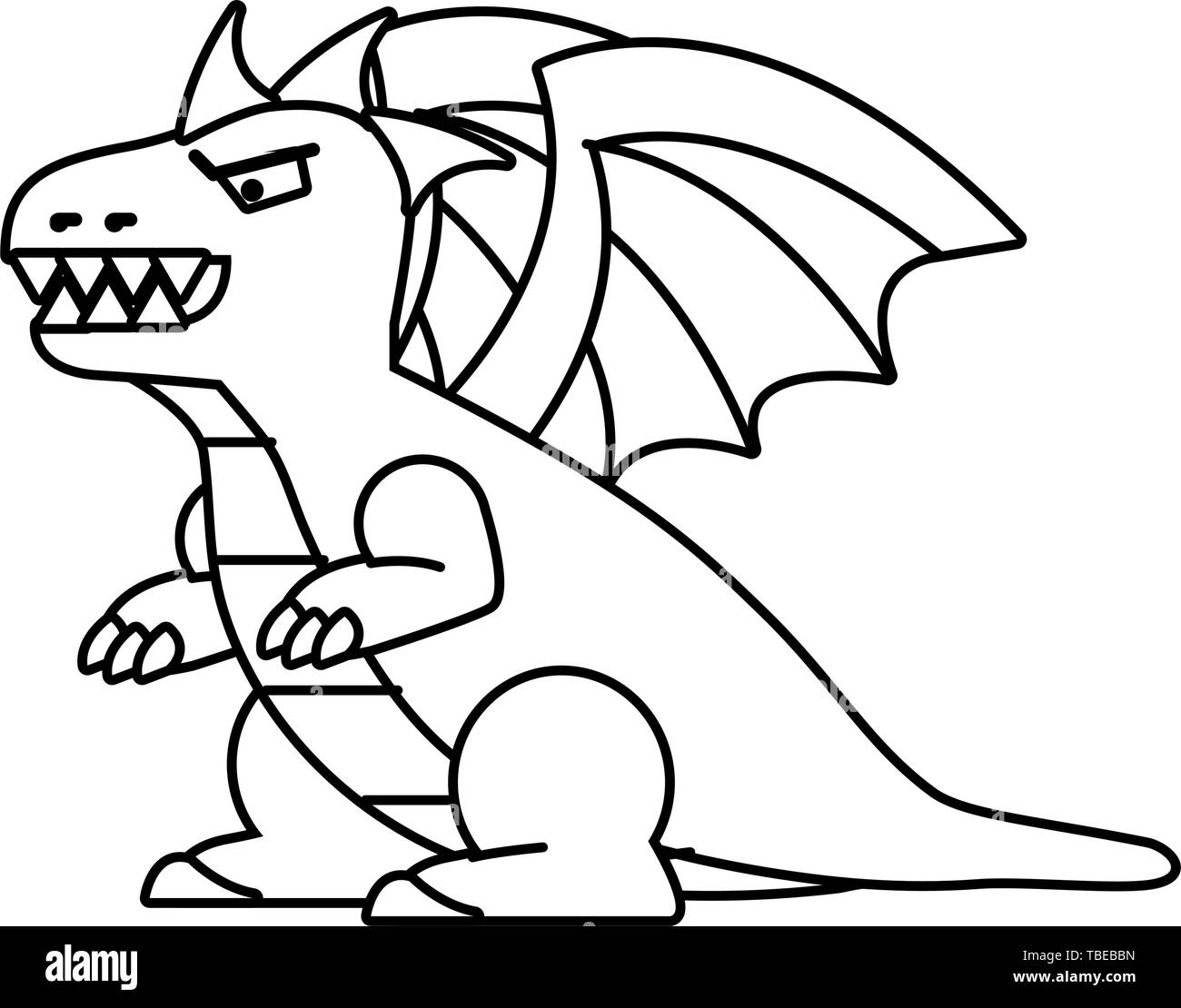 Dragon cartoon design, Chinese asian fantasy animal monster and culture ...