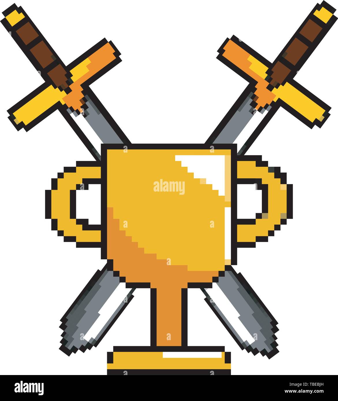 Winner cup design, medieval competition success sport achievement and ...