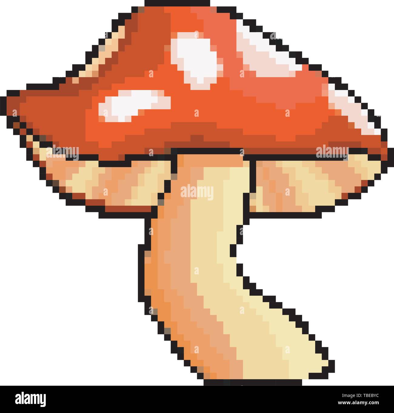 Pointed fungi mushroom design, nature fungus food forest plant and ...