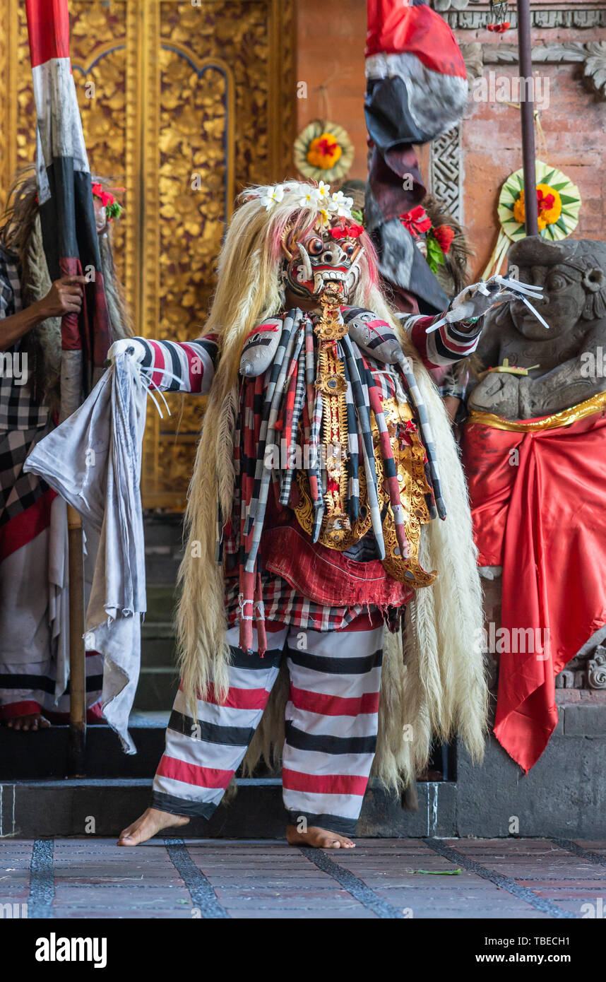 Banjar Gelulung, Bali, Indonesia - February 26, 2019: Mas Village. Play ...