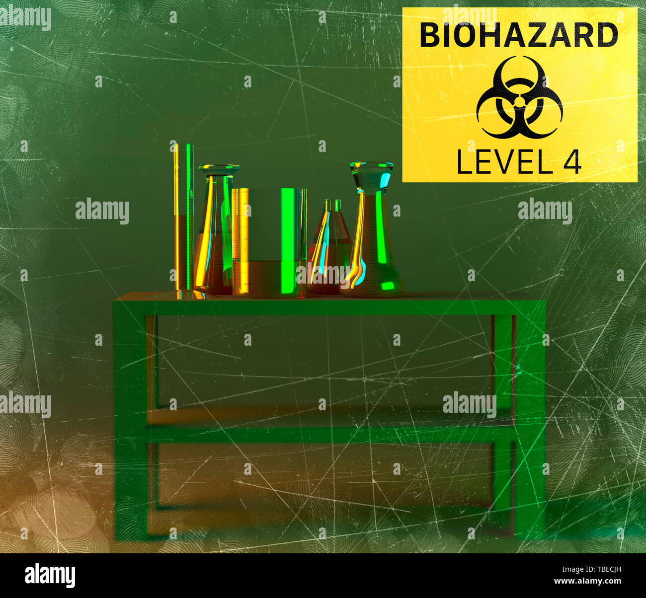 Laboratory and biohazards study, analysis and testing with receptacles ...