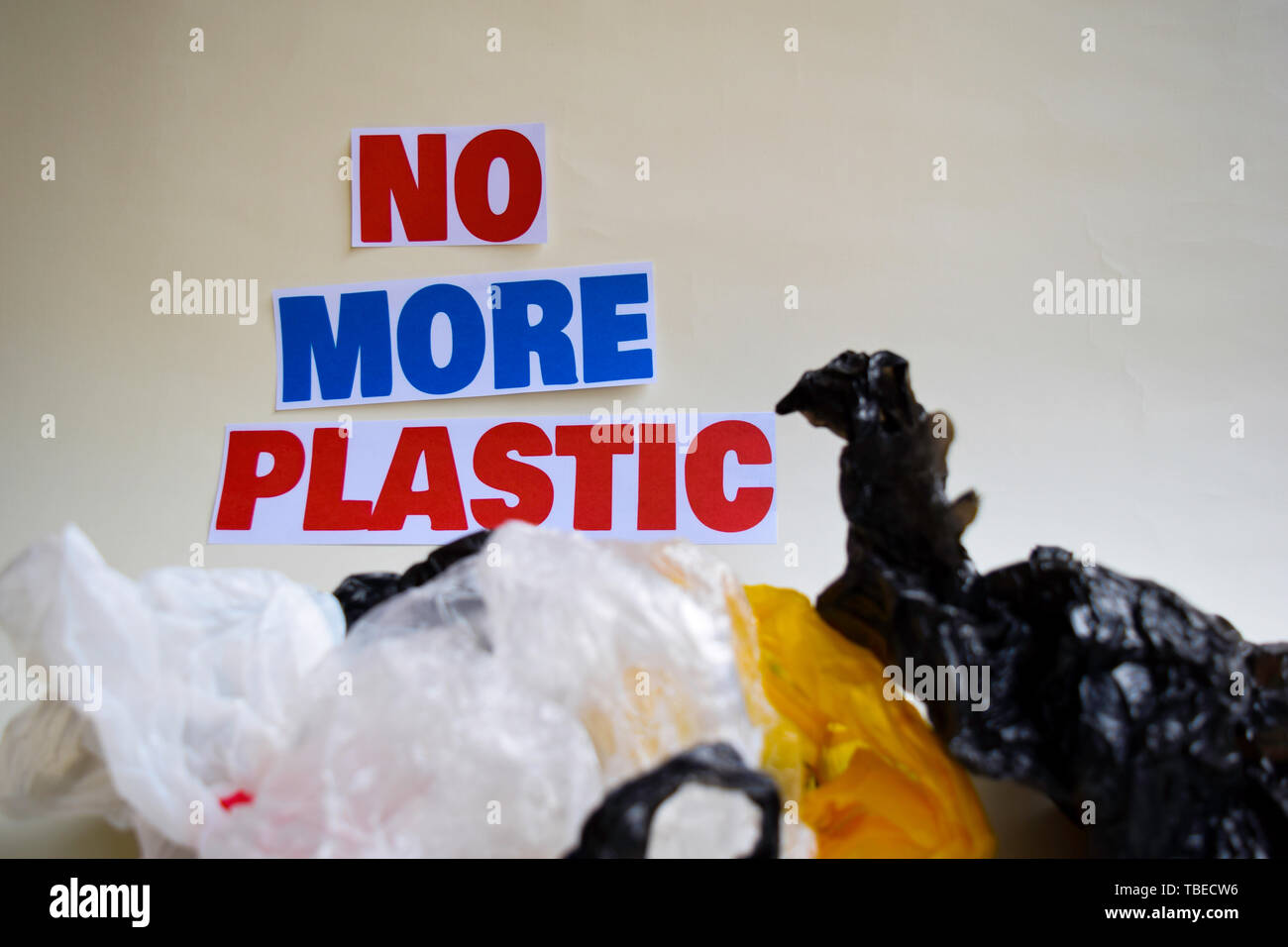 Plastic Bag Warning High Resolution Stock Photography and Images - Alamy