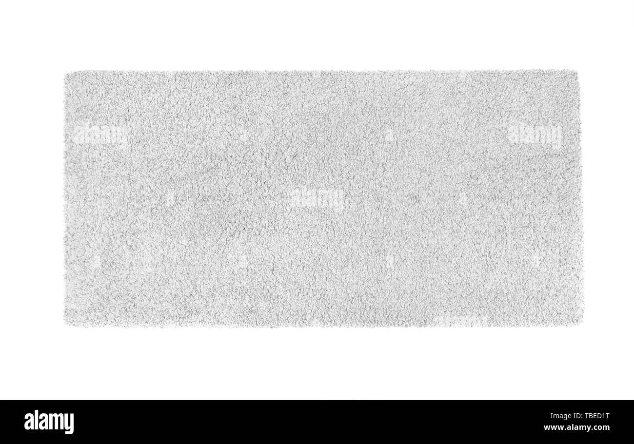 Soft carpet on white background Stock Photo - Alamy