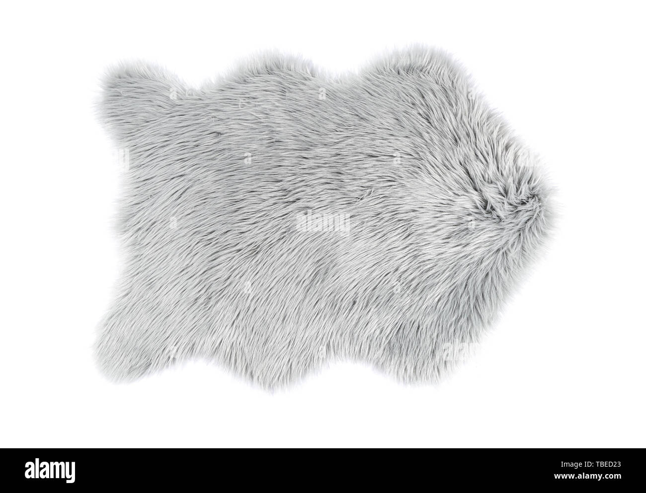 Fluffy carpet on white background Stock Photo - Alamy