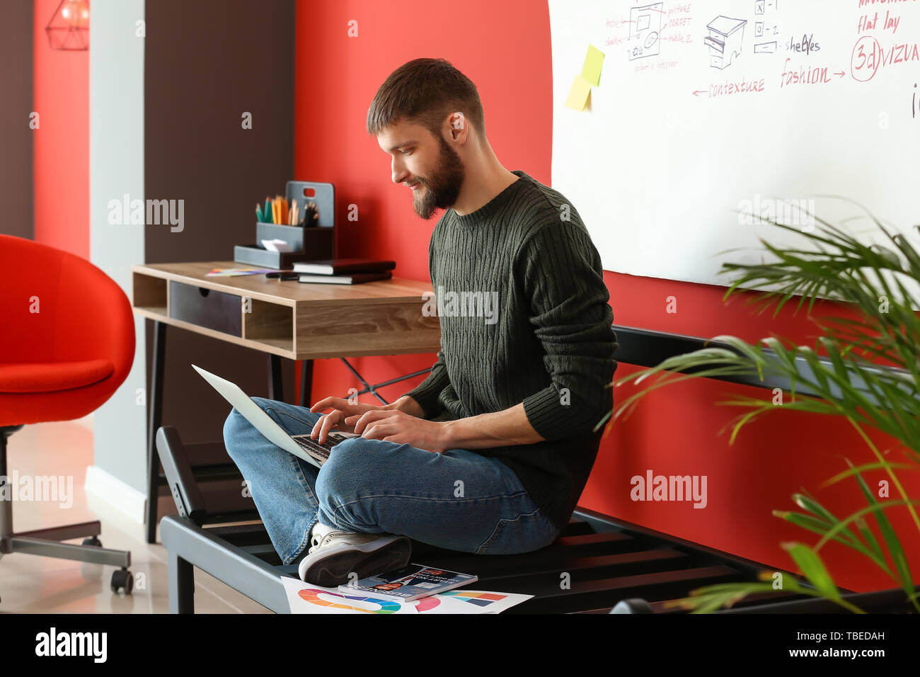 Male interior designer hi-res stock photography and images - Alamy