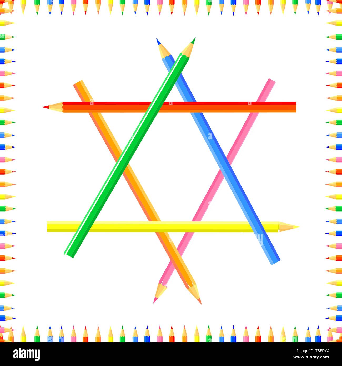 Hexagon vector vectors hi-res stock photography and images - Alamy