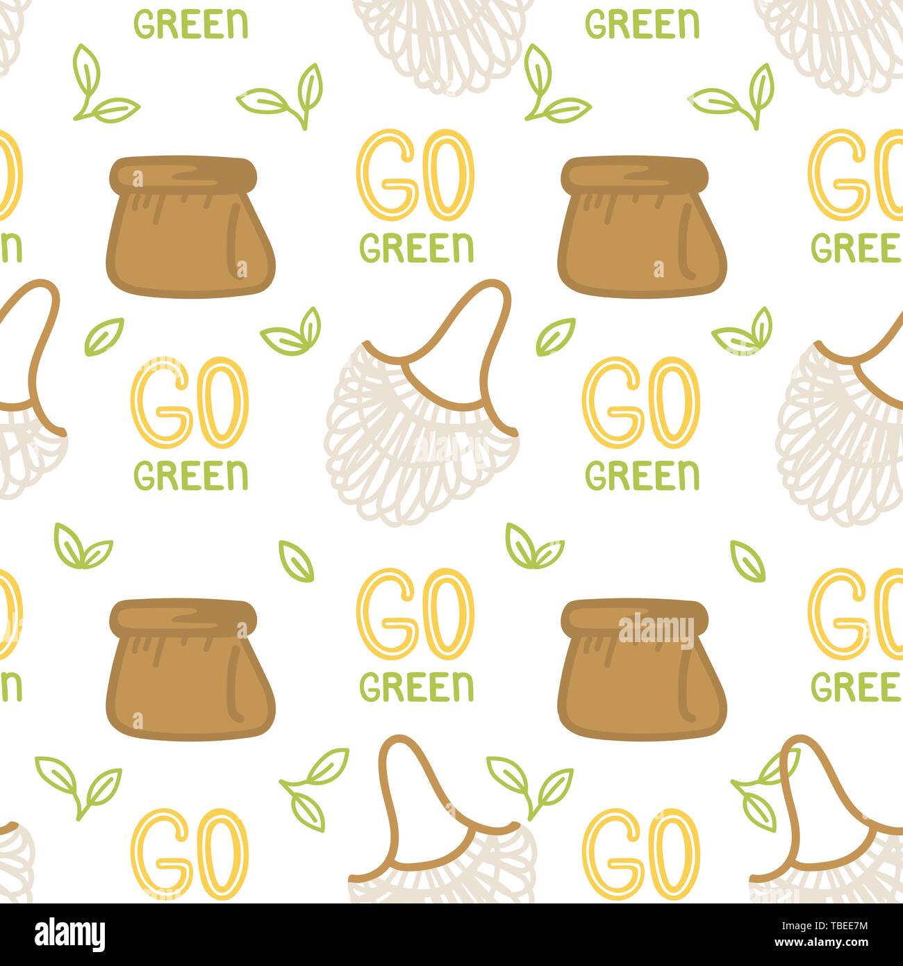 Go green pattern on white background Stock Vector Image & Art - Alamy