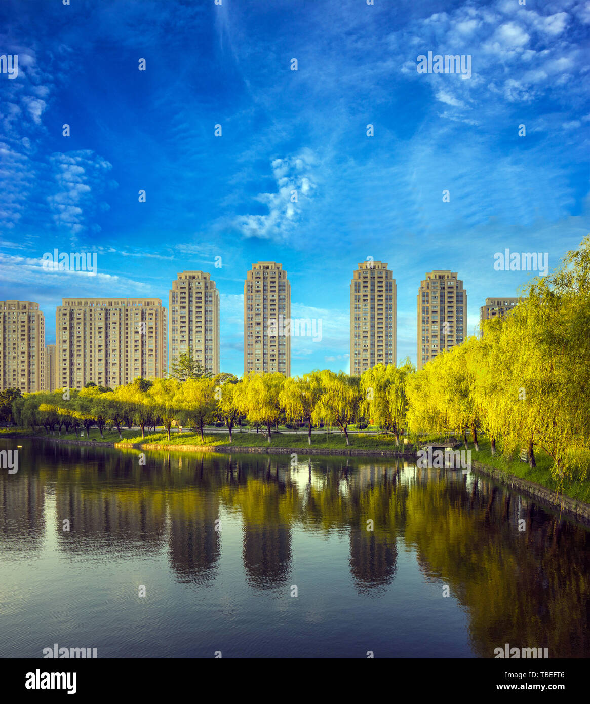 Beilun City Building, Ningbo Stock Photo - Alamy