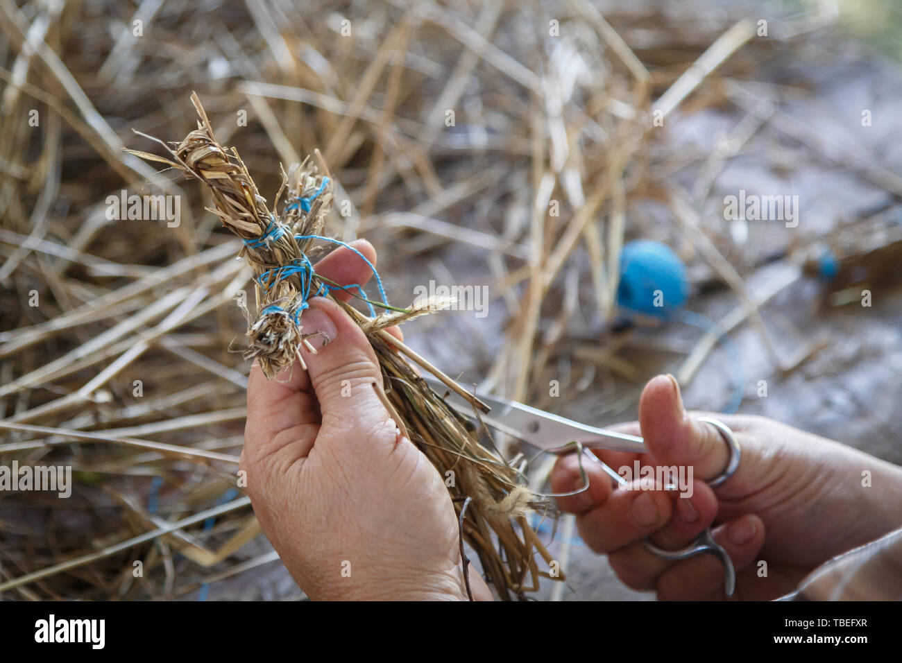 Straw doll as mascot hi-res stock photography and images - Alamy