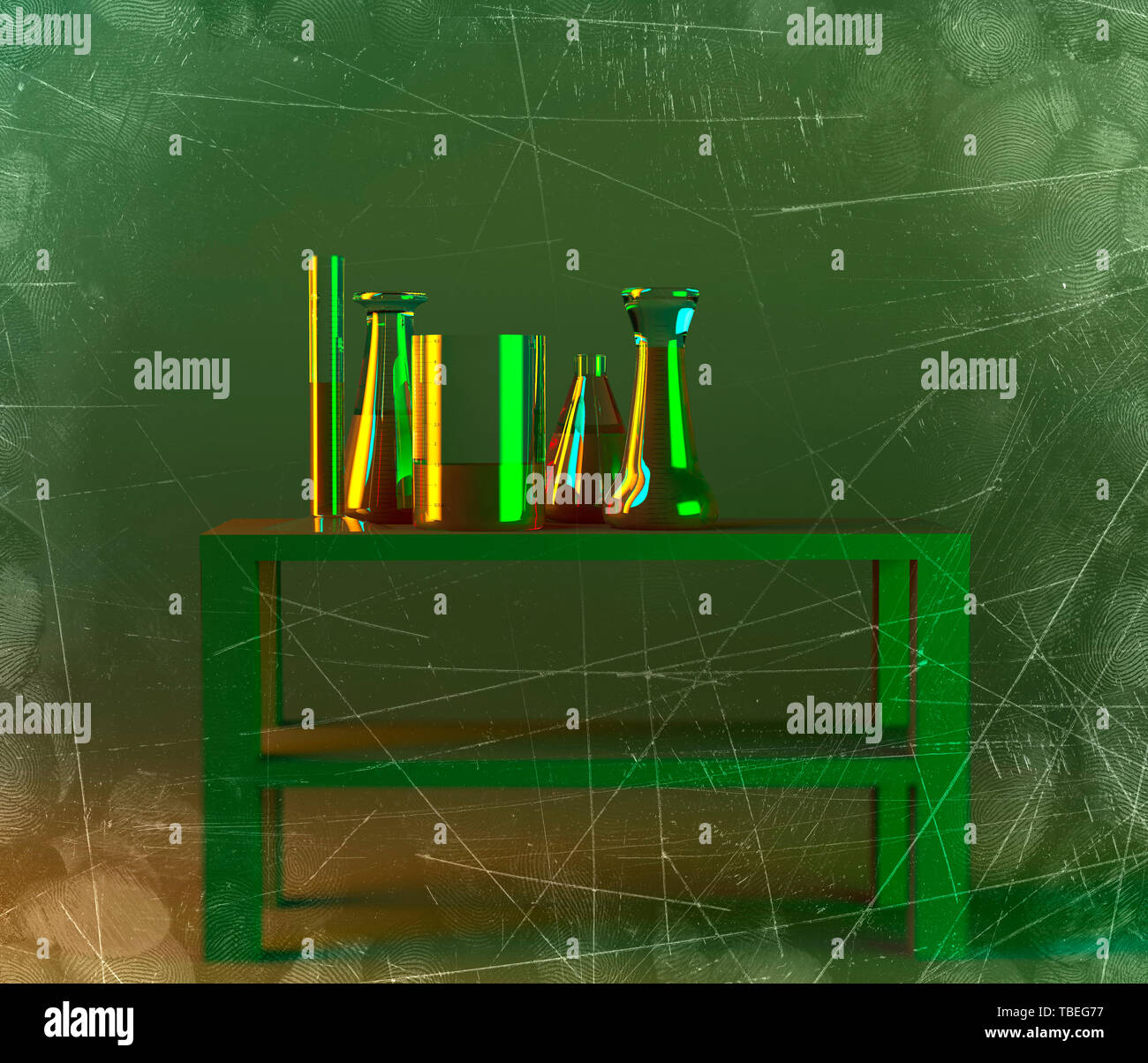 Laboratory and biohazards study, analysis and testing with receptacles ...