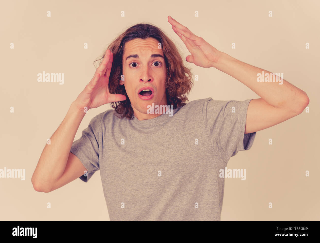 Frightened feeling hi-res stock photography and images - Alamy