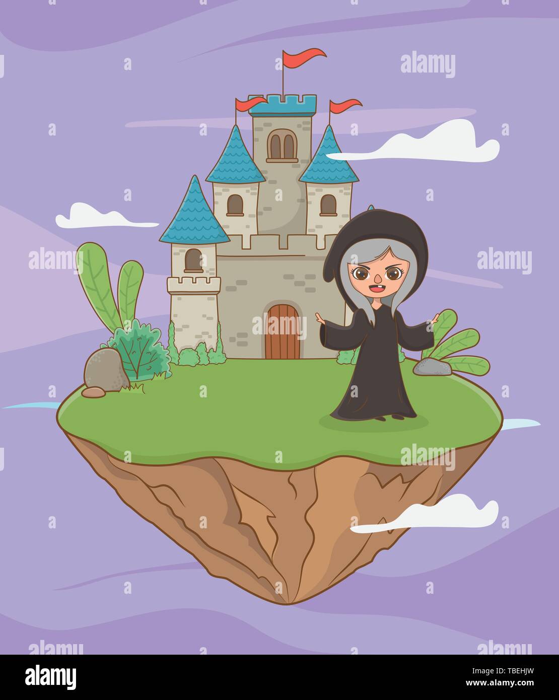 Witch design, Fairytale history medieval fantasy kingdom tale game and ...
