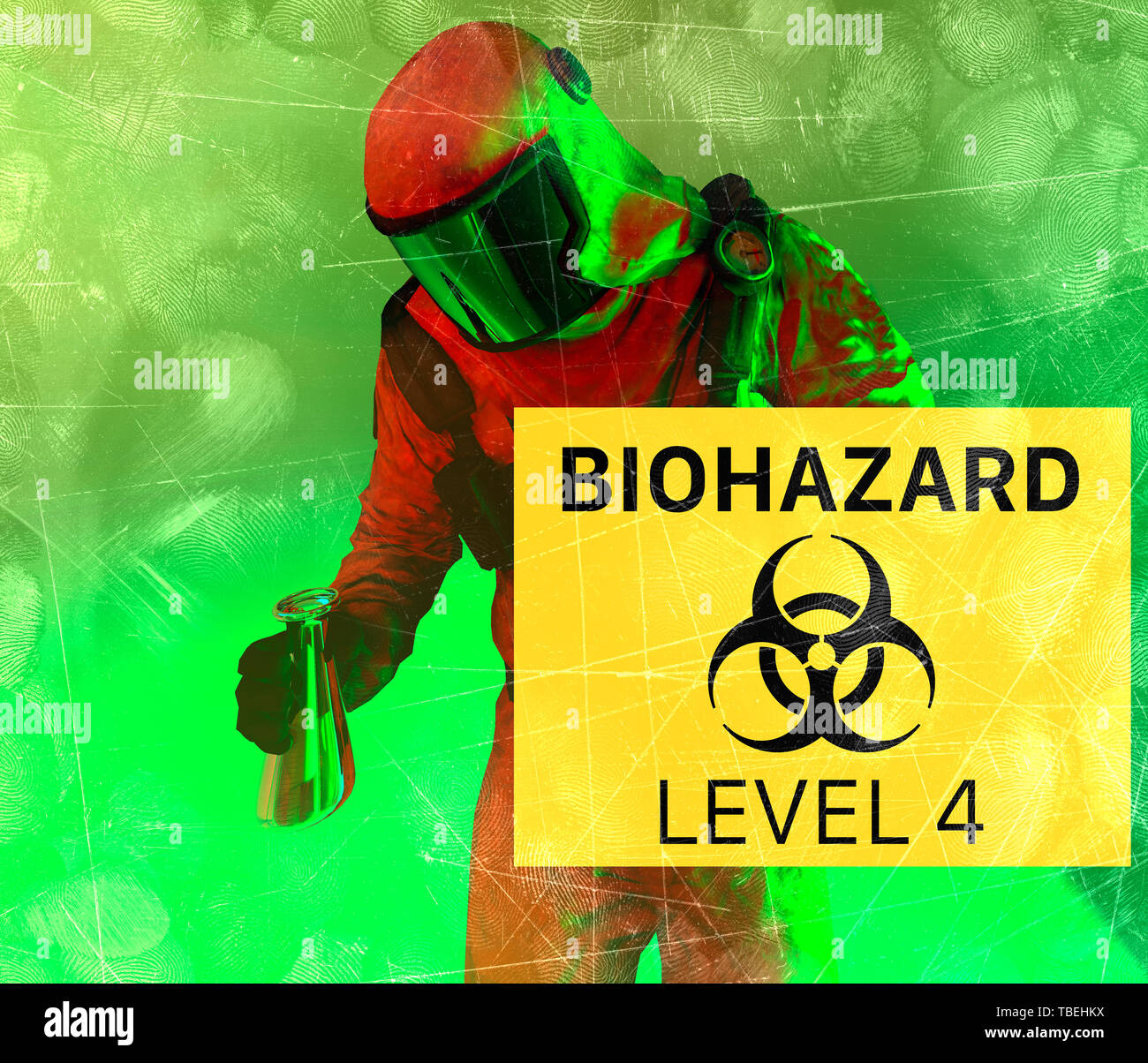 Biohazard suit scientist hi-res stock photography and images - Alamy