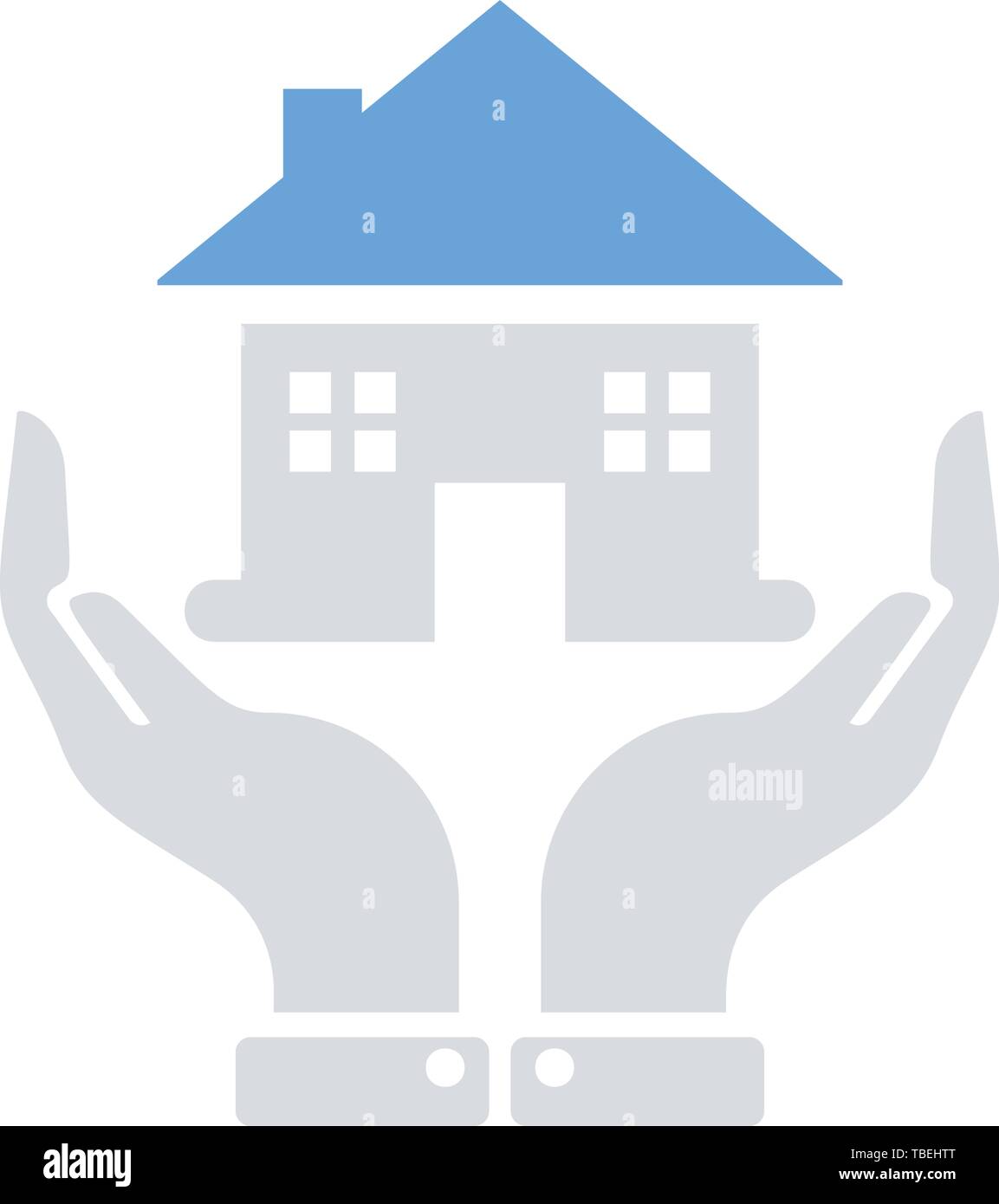 House protection icon - Home safety sign Stock Vector Image & Art - Alamy